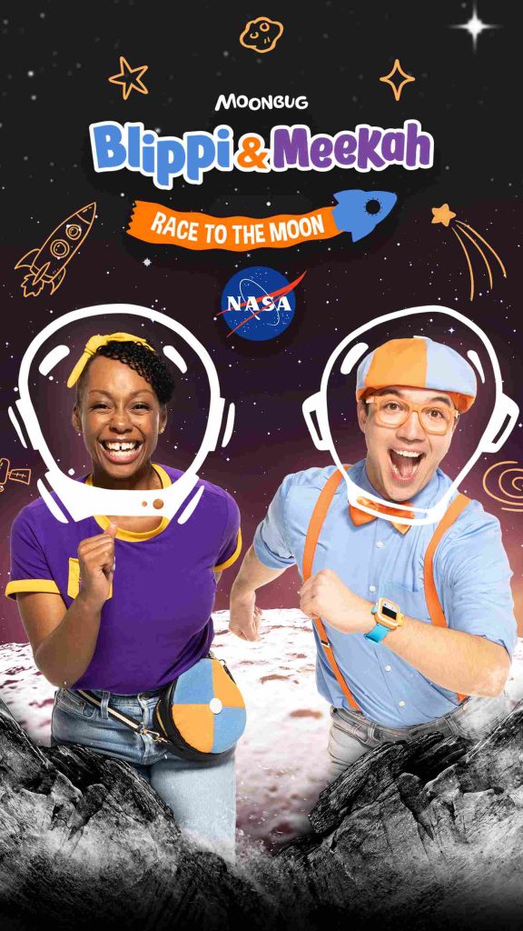Blippi And Meekah Race to the Moon! Collab With NASA – BSCkids